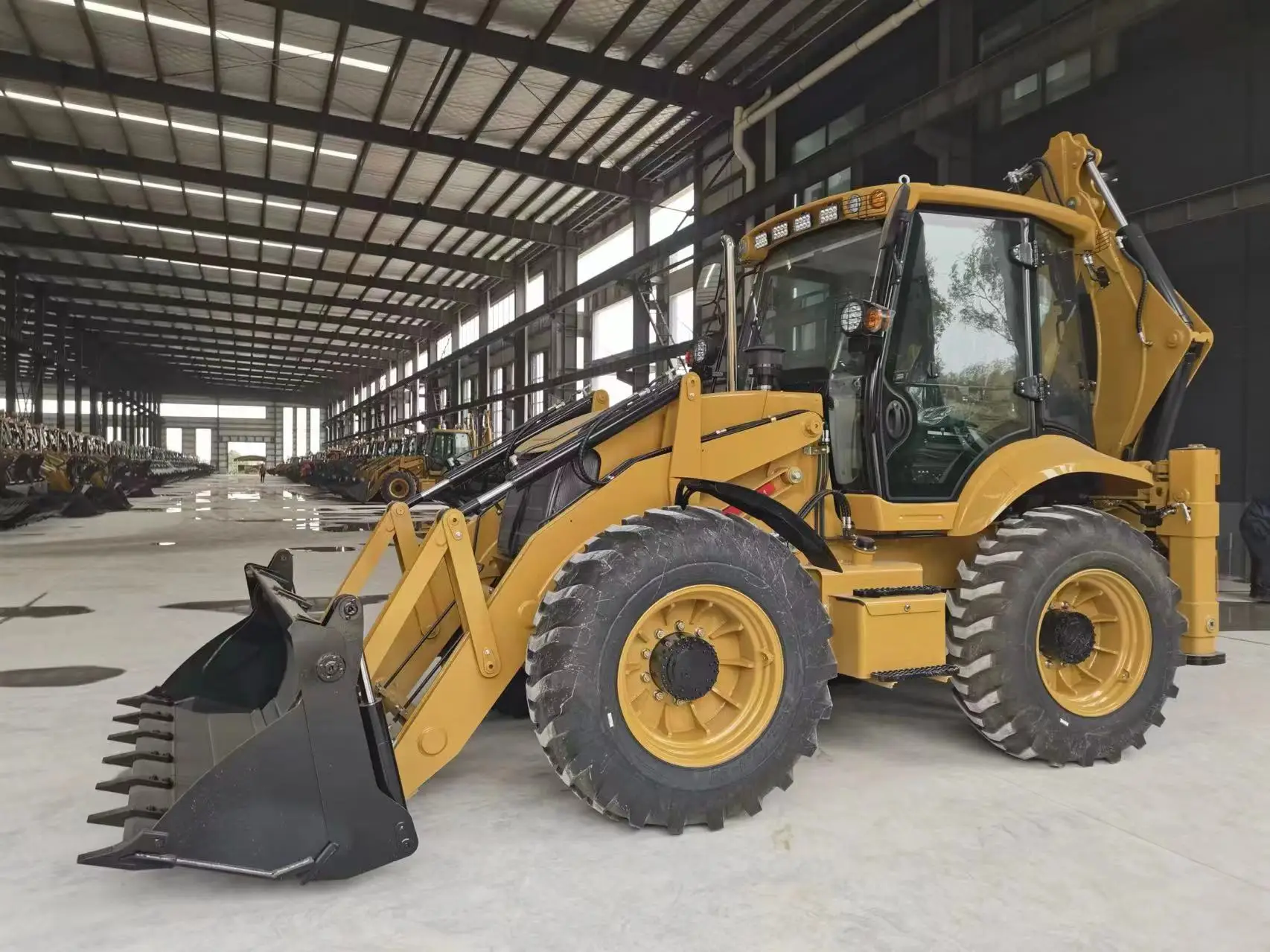 388h Backhoe Loader Two Head Busy Hot Sale High Operating Efficiency ...