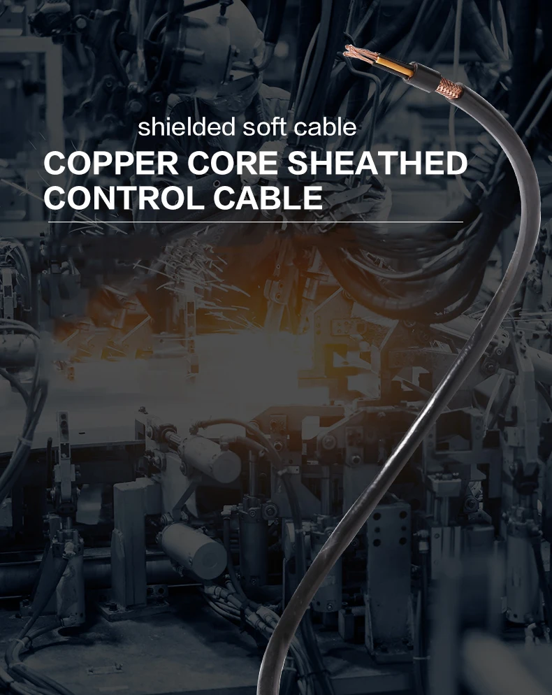 Customizable 300/300V Stranded Flexible Copper Conductor PVC Insulated ...