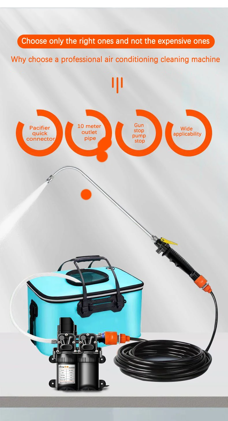 Double Pump Air Conditioner Cleaning Washer - High Pressure