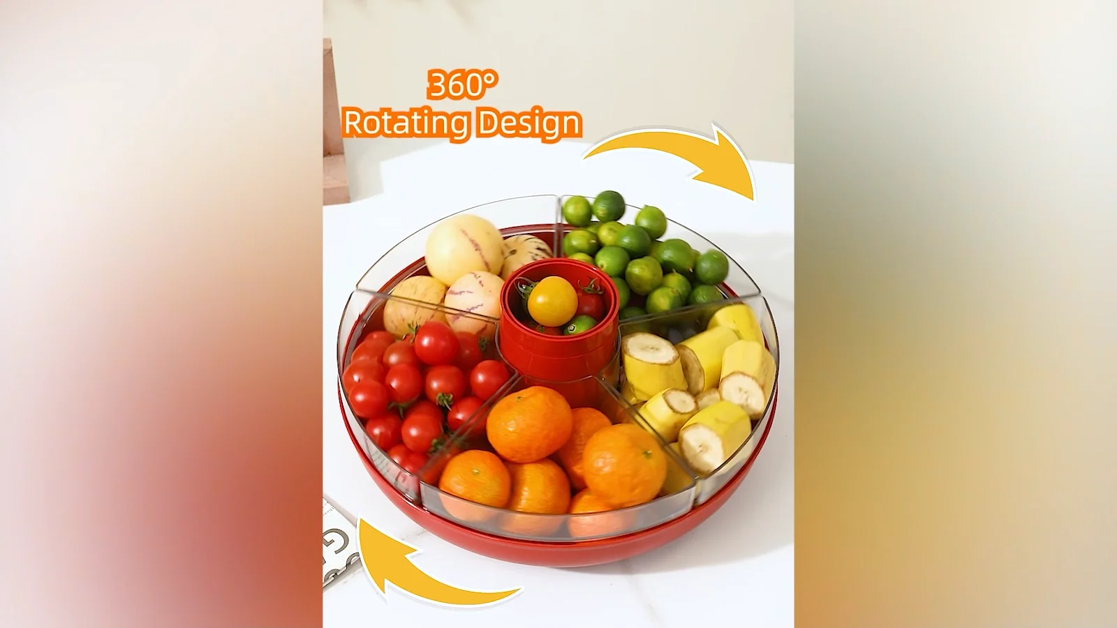 Latest Foldable Design Kitchen Snack Candies Fruits Reusable Plastic ...