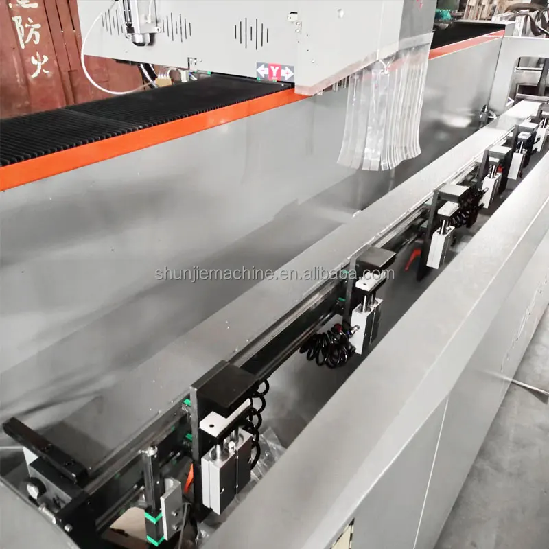 3 Meter 3 Face Flip CNC Dual Axis Aluminum Profile Drilling and Milling ...