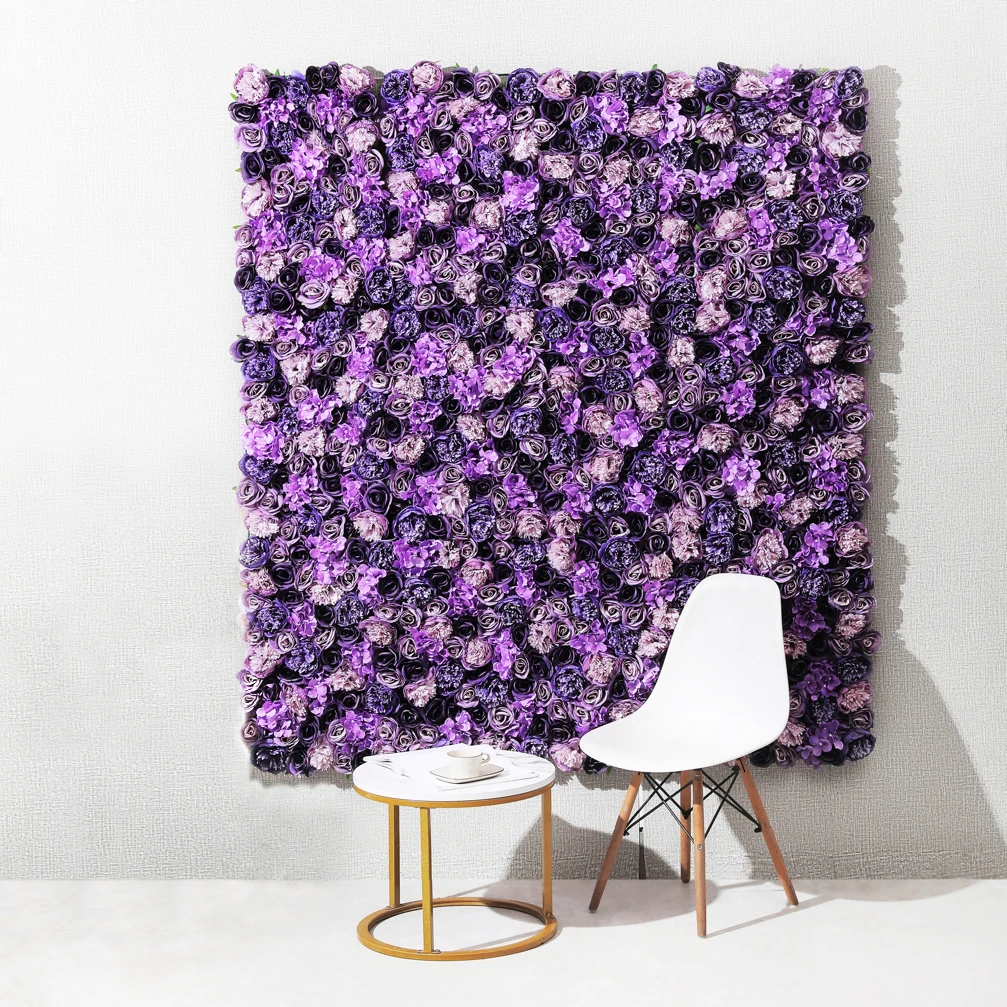 Hp-36 Garden Backdrop Event Floral Artificial Rose Flower Wall For ...