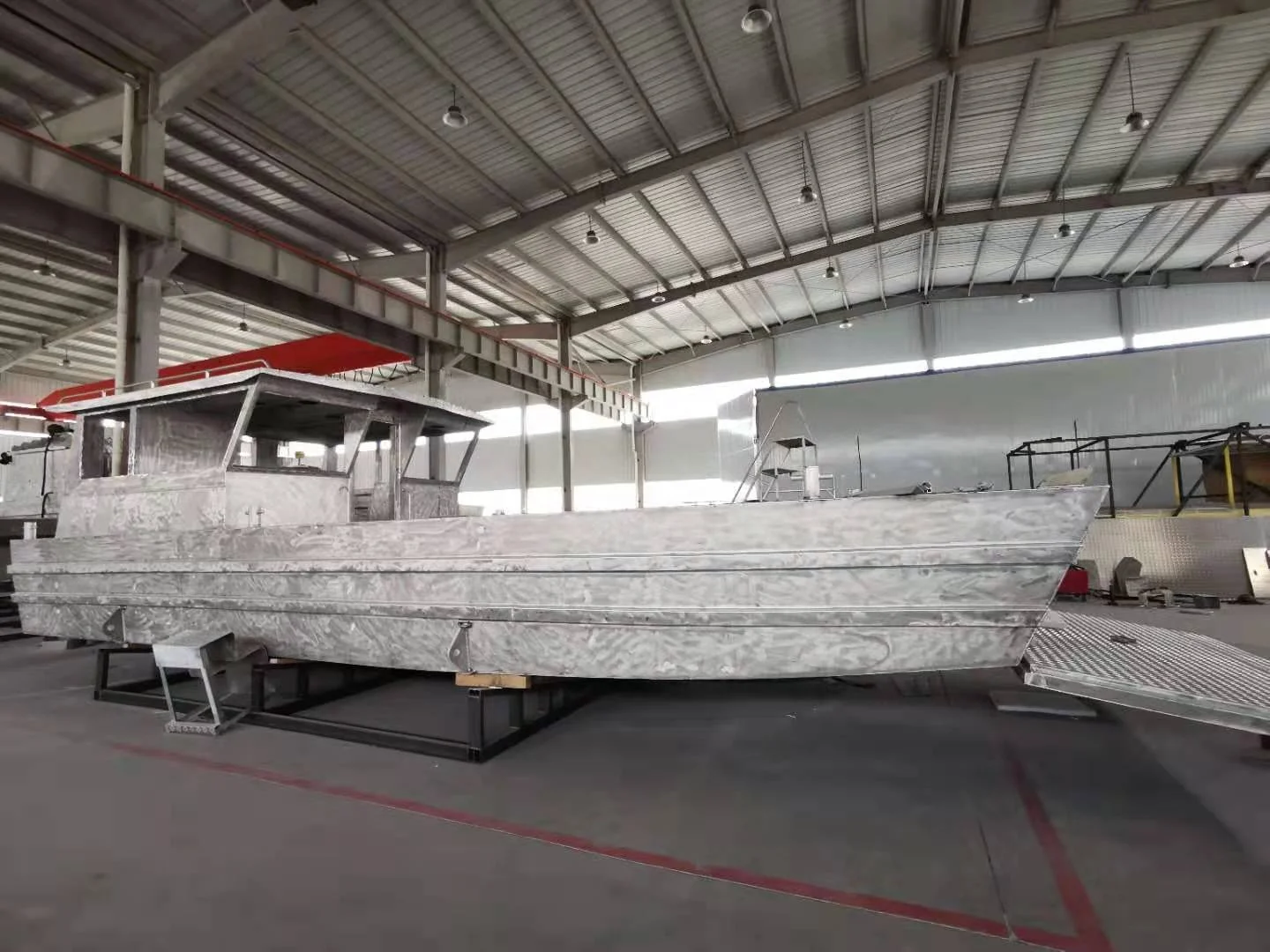 11m/36ft Aluminum V Bottom Open Sea Barge Work Cargo Ship Boat ...