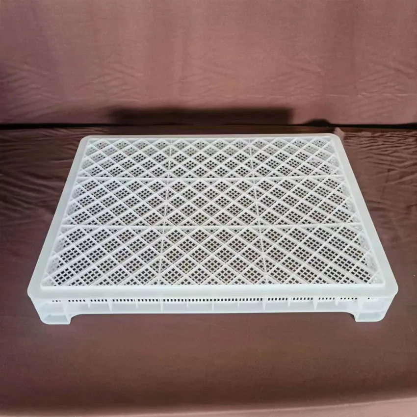 600x800x58mm HDPE Food Grade Drying Trays for Seafood