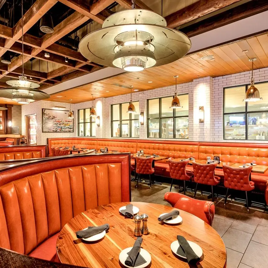 Custom Classic Leather Restaurant Booth Seats Luxury Booth Sofa for ...