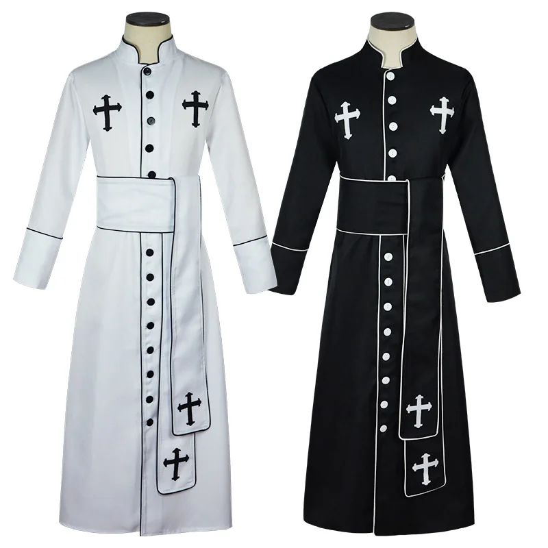 2024 Medieval Priest Costume - Perfect for Halloween Cosplay