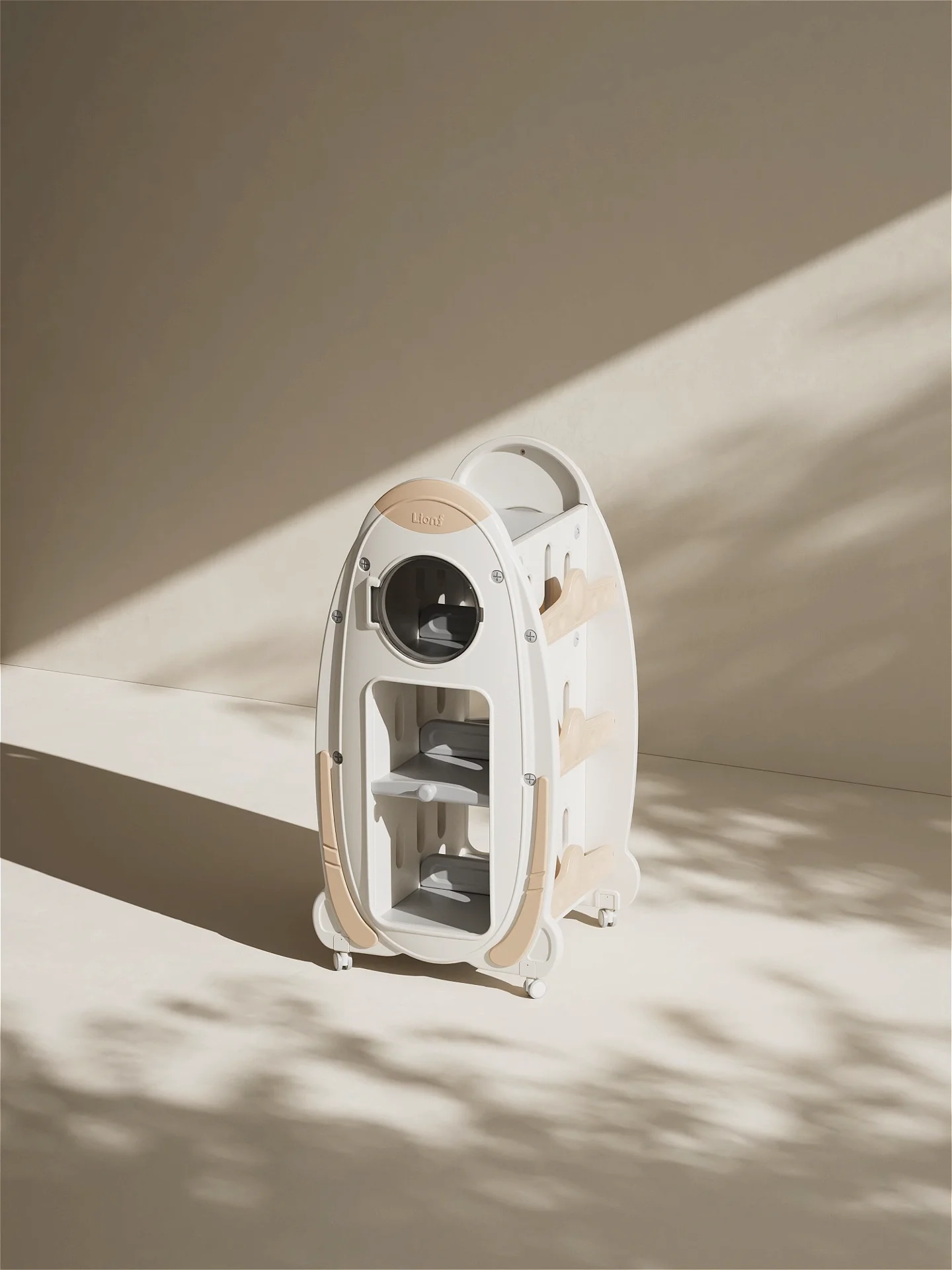 Newest Design Kids Rotating Bookshelf Children Storage Cabinets ...