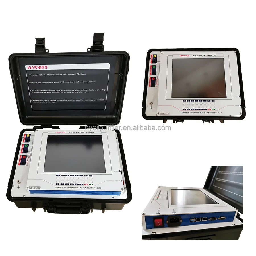 High Accuracy CT PT Analyzer - IEC61869 Compliance