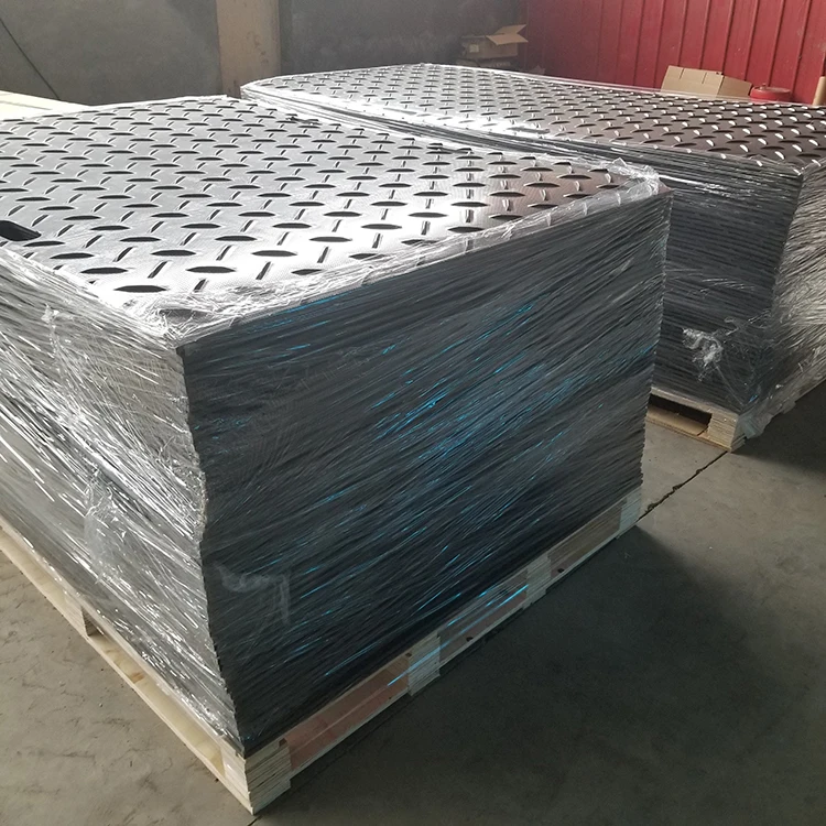 4x8 Plastic Uhmwpe Temporary Heavy Duty Construction Track Road Mat ...