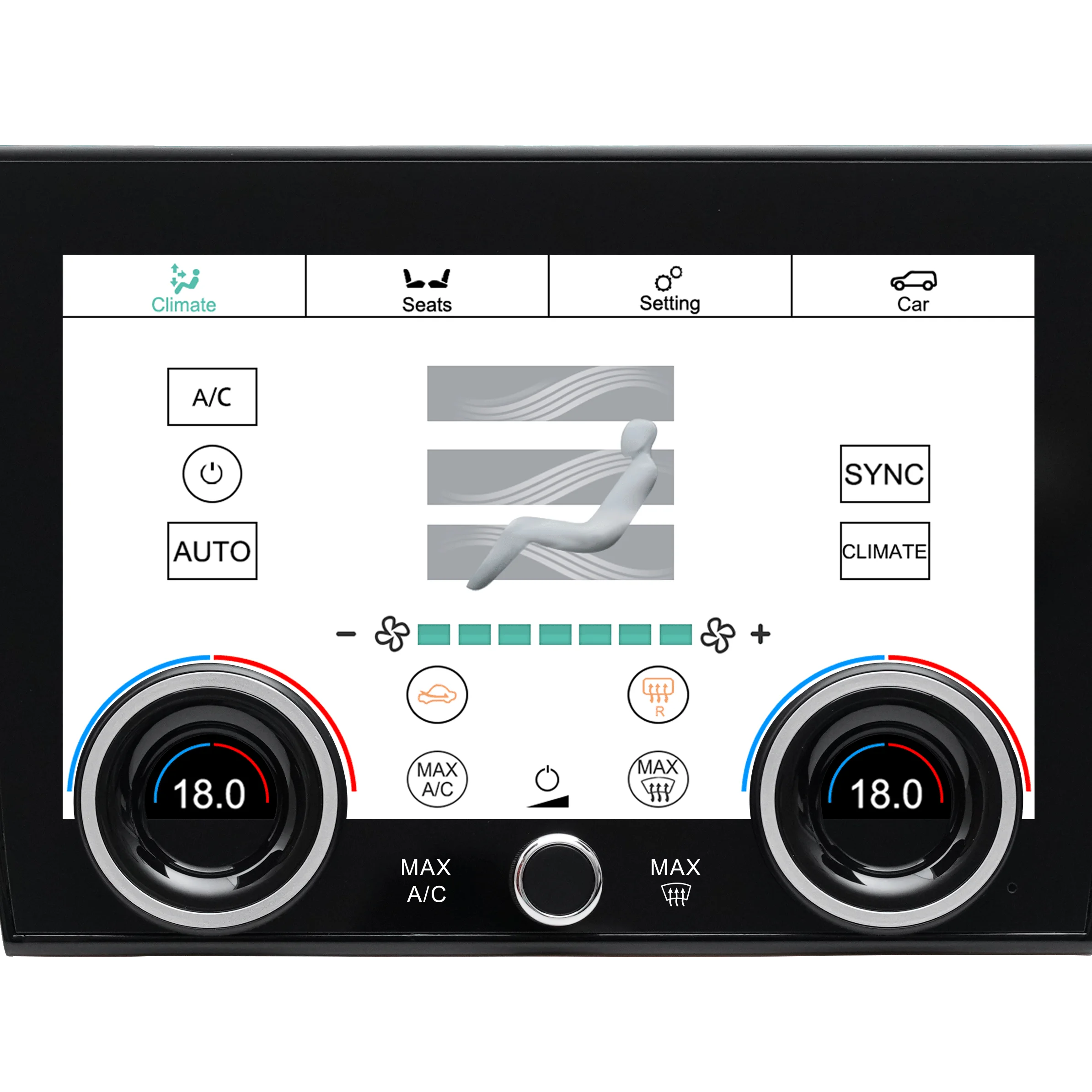 Ac Panel Car Climate Control Board 9" For Range Rover Discovery Sports ...