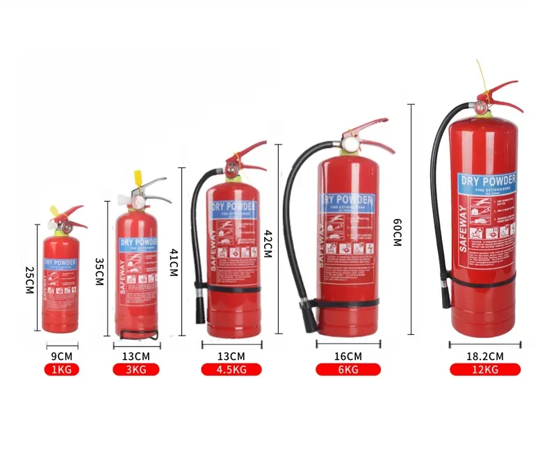 Firefighting Supplies 1kg 2kg 3kg 4kg 5kg 6kg 8kg 9kg Abc Dry Chemical ...