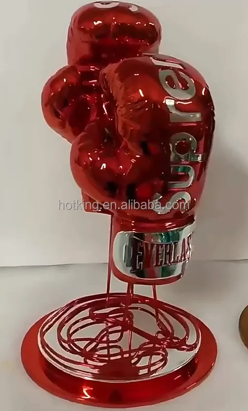 Custom Fiberglass Sculpture Boxing Gloves Resin Crafts for Home Decor ...