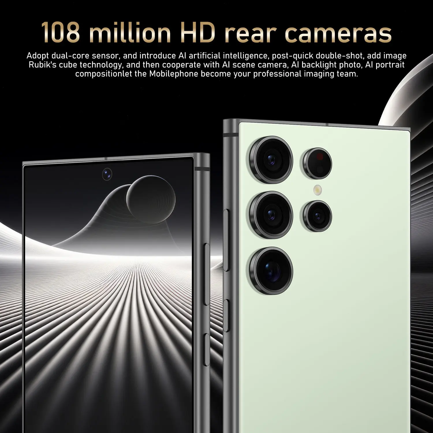 Smasun S25 Ultra 5G Smartphone 7.3 Inch HD Deca Core Snapdragon 8 Gen3 ...