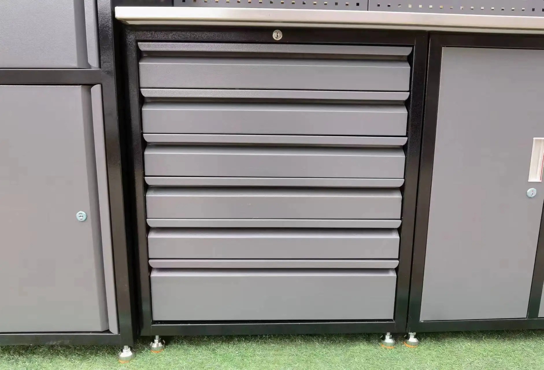 Garage Workstation Modular Workbench Tool Cabinet Workshop Cabinet ...