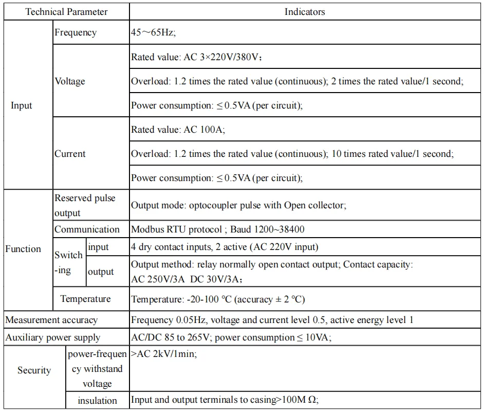 Acrel Power Distribution Monitoring Meter Amc300l-6e3 Measuring 6 Channel Three-phase Or 18 ...