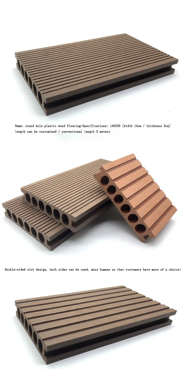 China Manufacture Wpc Decking Composite Wpc Decking Price For ...