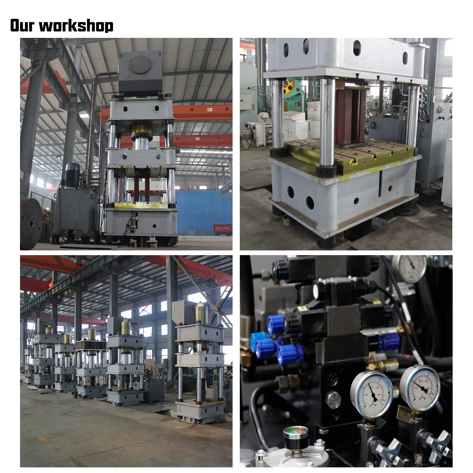 Four Column Double Action Hydraulic Press for Deep Drawing