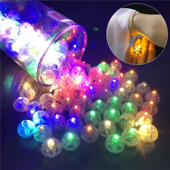 Small 100pcs Waterproof Tiny Round Led Light Flashing Led Balloon Light ...