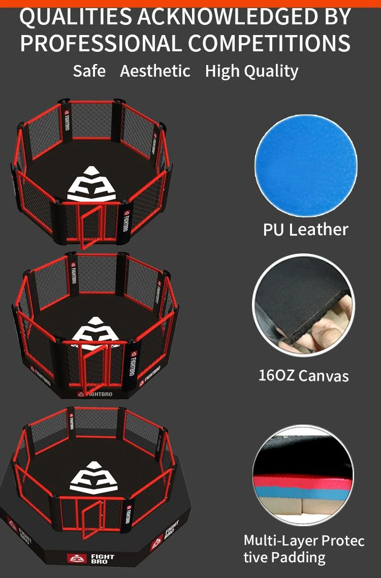 FIGHTBRO CGK3 Custom MMA Ring - Professional Boxing Arena
