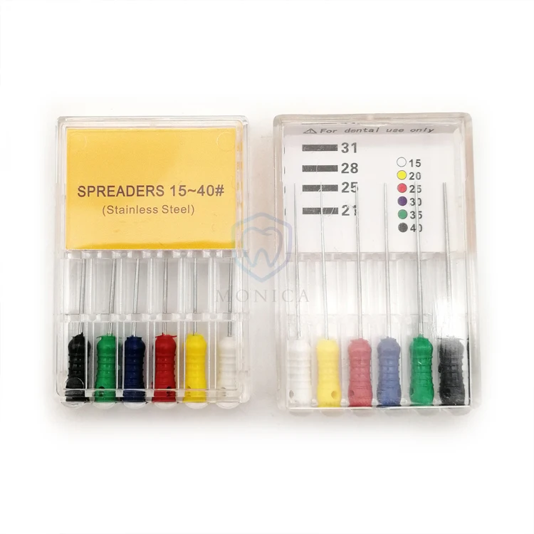 Dental Root Canal Endodontic Stainless Steel K-files/reamers/high ...