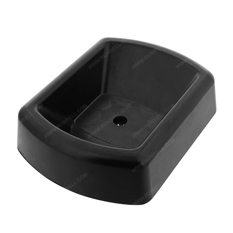 Trailer Wheel Chock For Up To 6in Caster Wheel Rubber Boat And Rv Jack ...