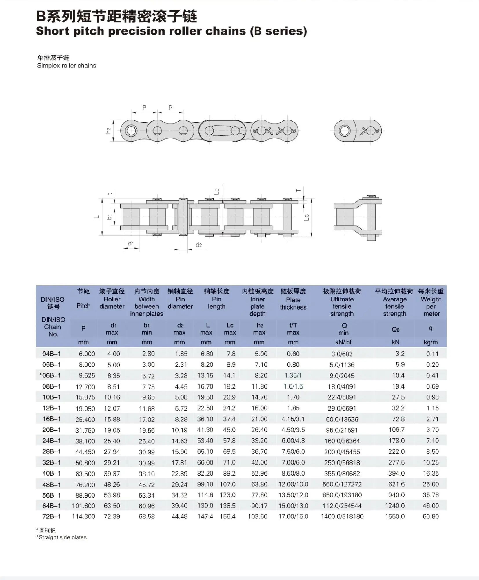 10 Years Mighty Manufactured Short Pitch Precision Roller Chains(b ...