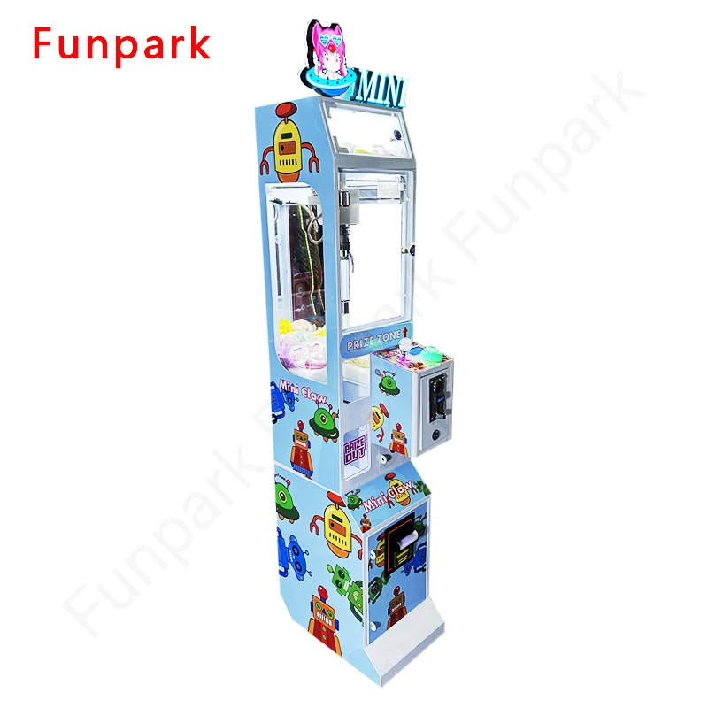 Funpark Coin Operated Mini Claw Crane Machine Arcade Game