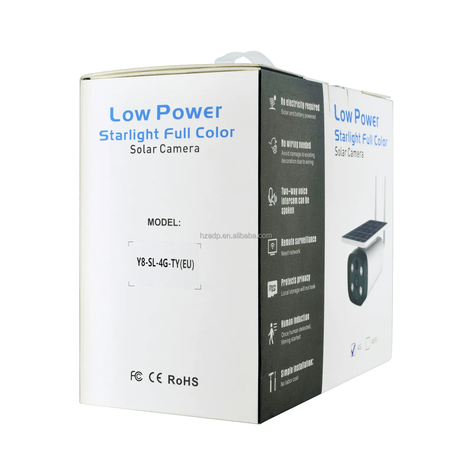 Google/Alexa Solar 4G Camera V380 PTZ for Outdoor Security 2K Auto ...