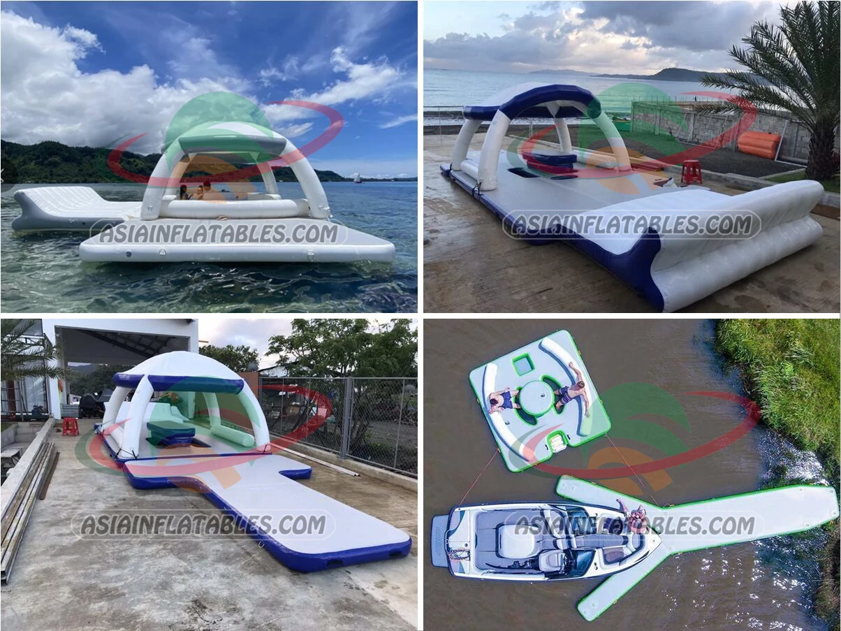 Inflatable Floating Dance Pole Platform | Customizable Water Park ...