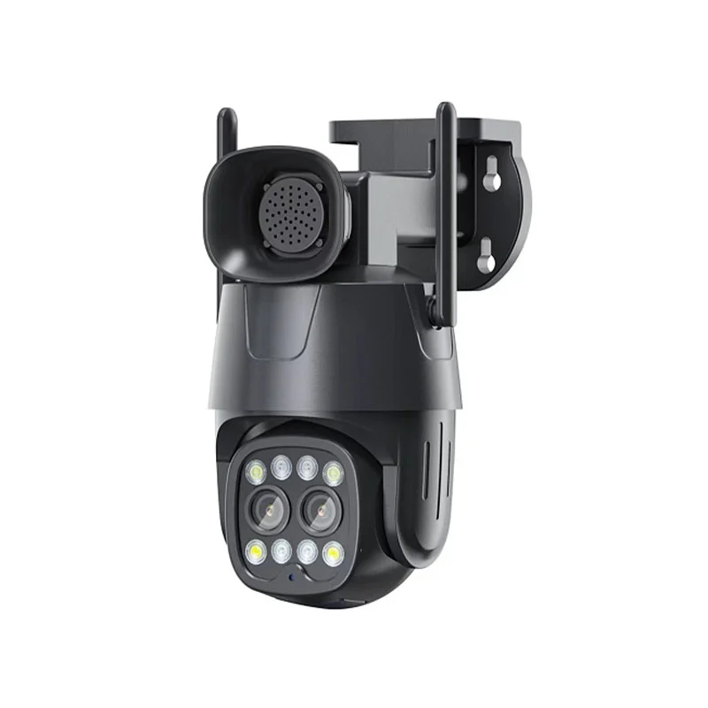 Camhipro 4MP Outdoor Dual Lens Network Camera with Night Vision CMOS ...