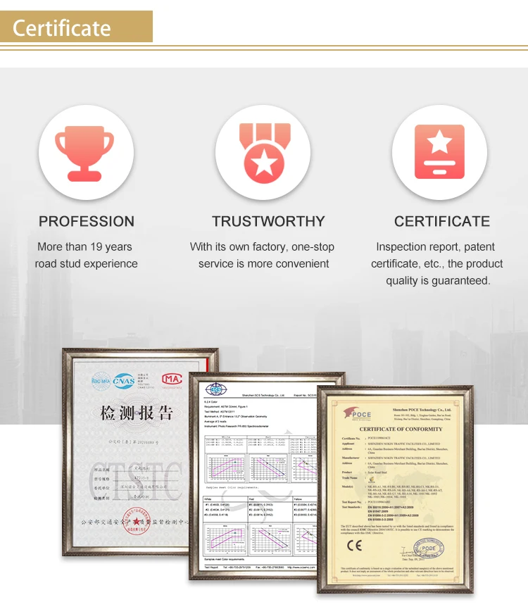 DPWH Approved 6 Leds Solar Cat Eye Road Marker Light G105