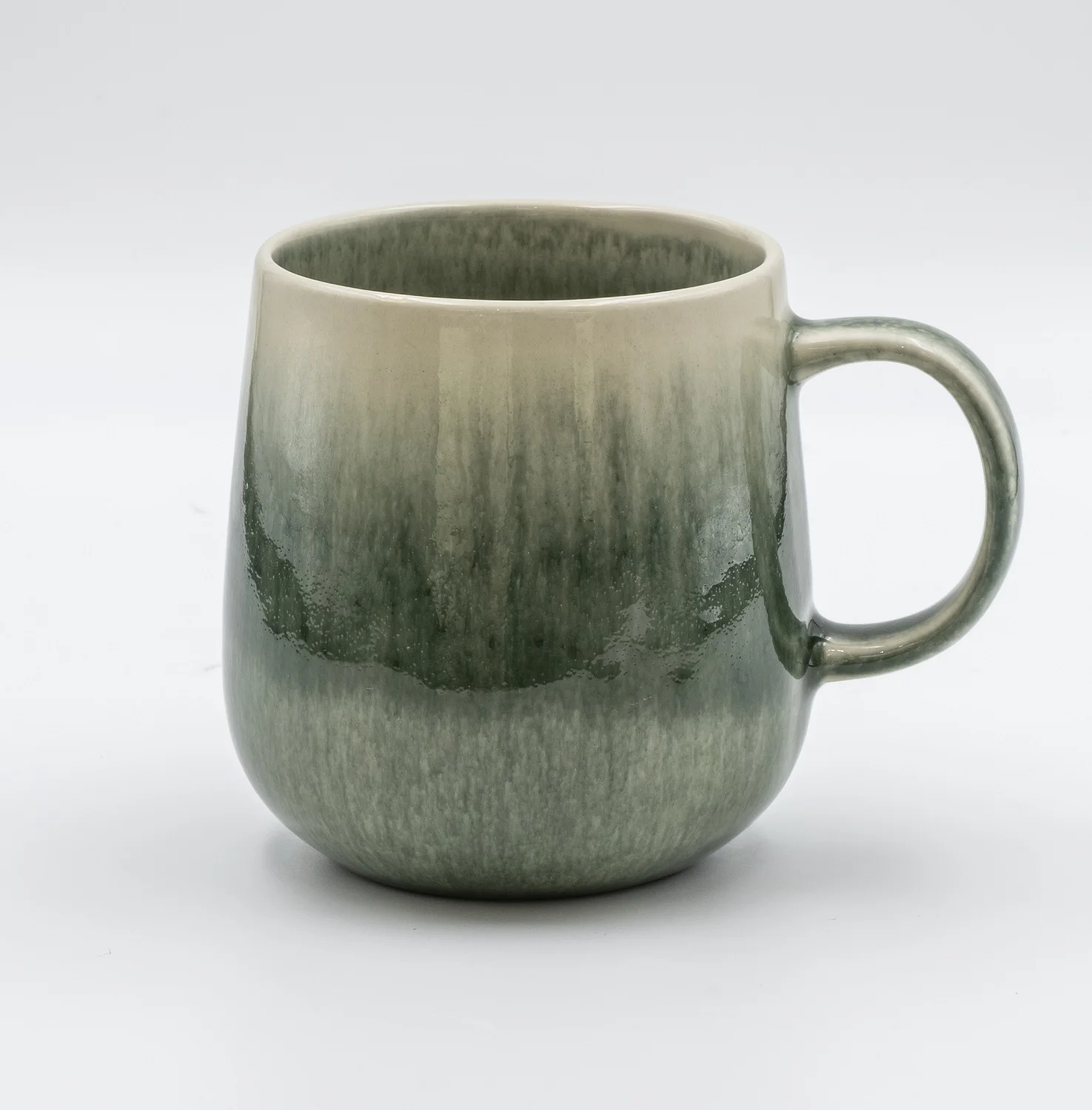 14oz Creative And New Design Of Stoneware Ceramic Double Open Mold ...