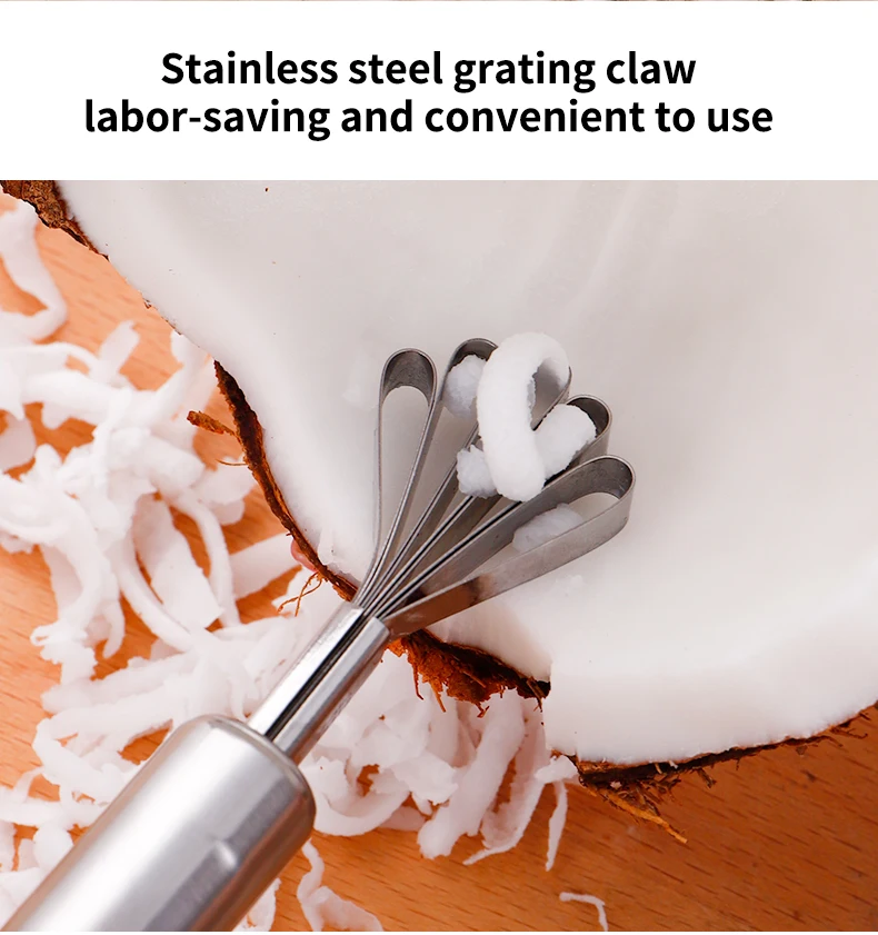 Modern Kitchen Gadget Coconut Scraper Egg Cream Yogurt Whisk Hand Use ...