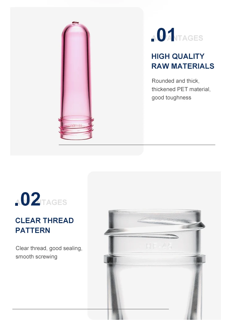 Custom Docking PET PP Polycarbonate Preform Injection Moulding