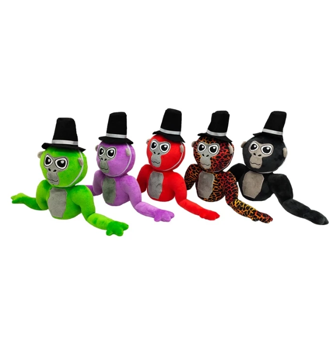 Custom Gorilla Tag Plush Toy Gorilla Tag Vr Doll With Christmas Hat ...