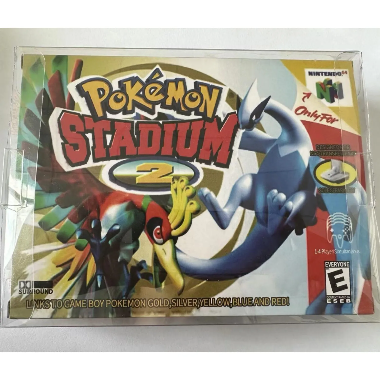 Poke Mon Stadium 2 Usa Version N64 With Box Game Cartridge For Nintendo ...
