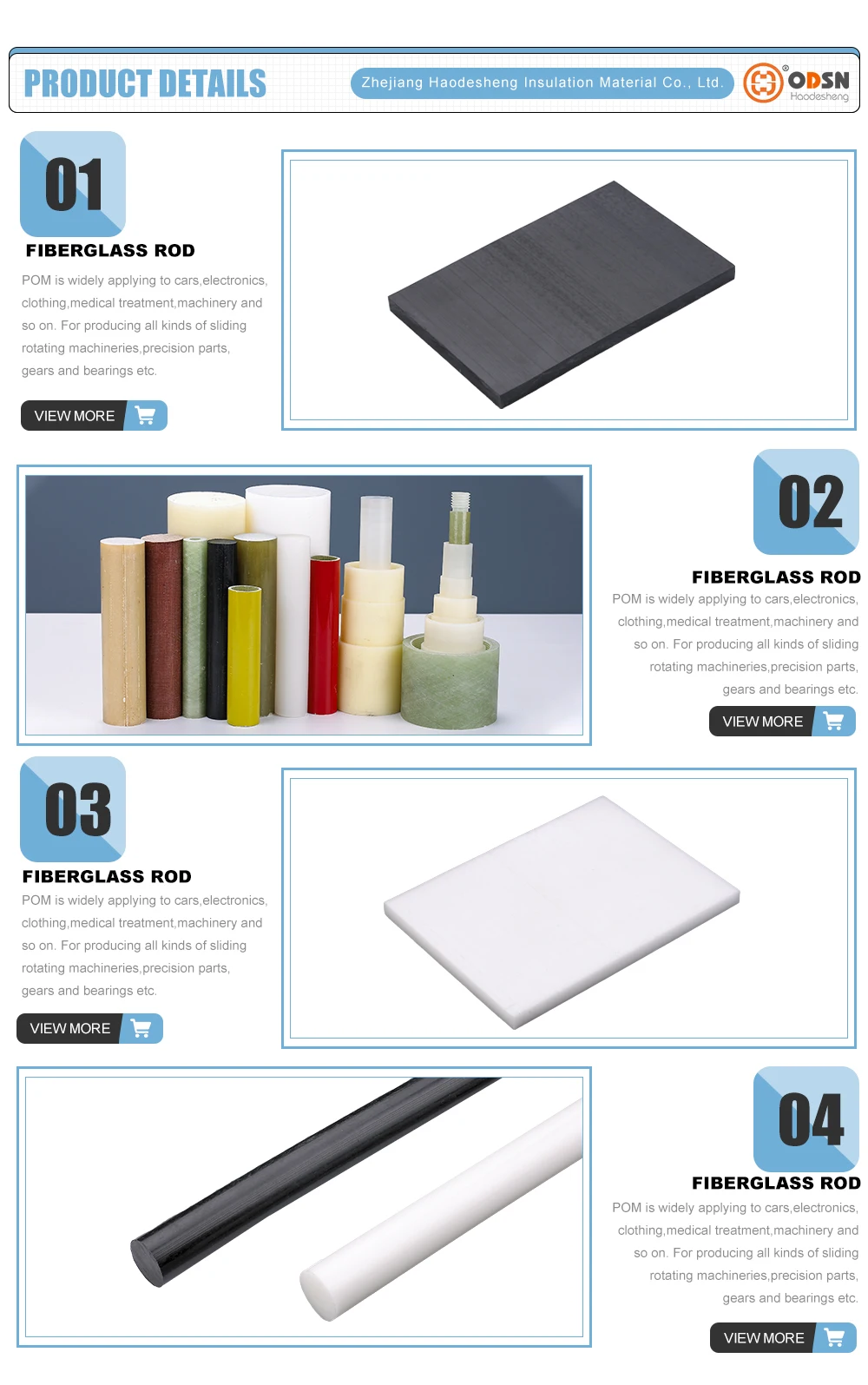 4x8 Odsn Self Extinguishing 50mm Thick Plastic Engineering Plastic Pom ...