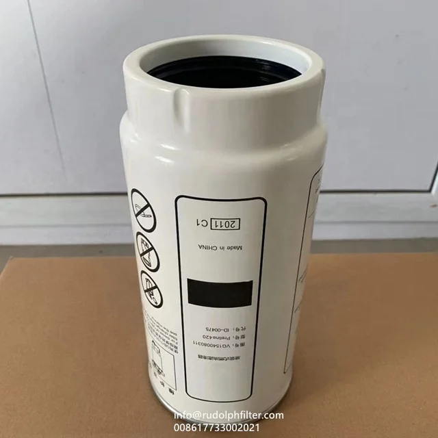 China Truck diesel Filter Oil-water Separator Vg1540080311 PL420 Rotary Primary Fuel Filter ...