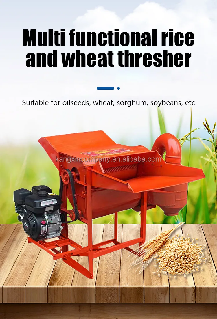 For Millet And Sorghum Rapeseed Wheat Crop Thresher Paddy Rice ...
