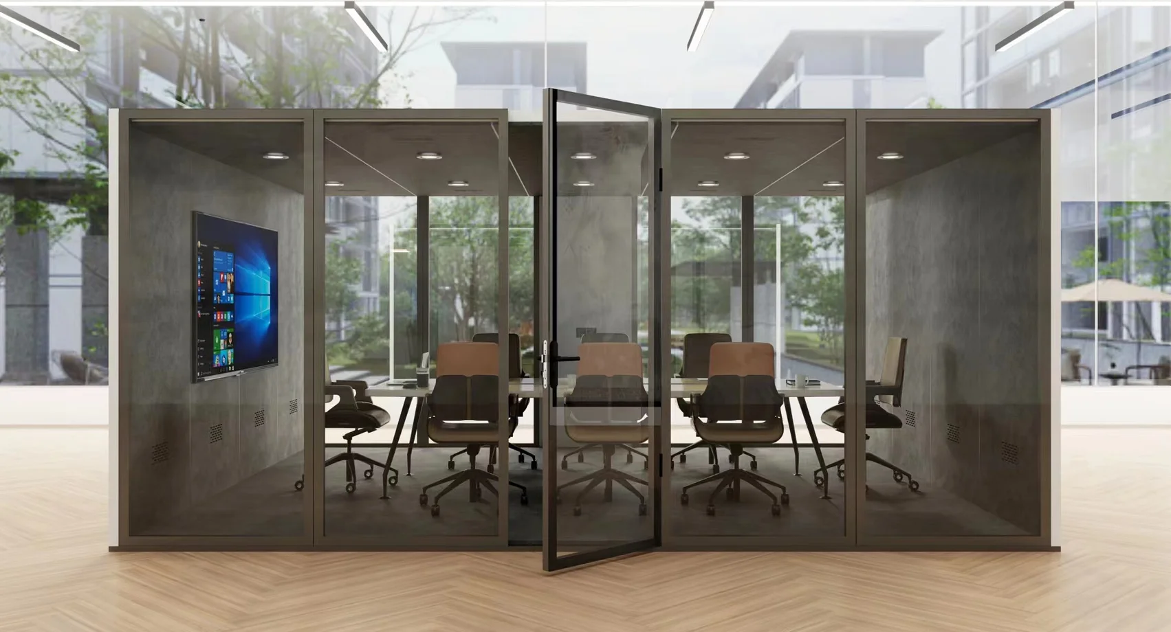 Luxury Container House Movable Meeting Room Office Studio Pod Working ...
