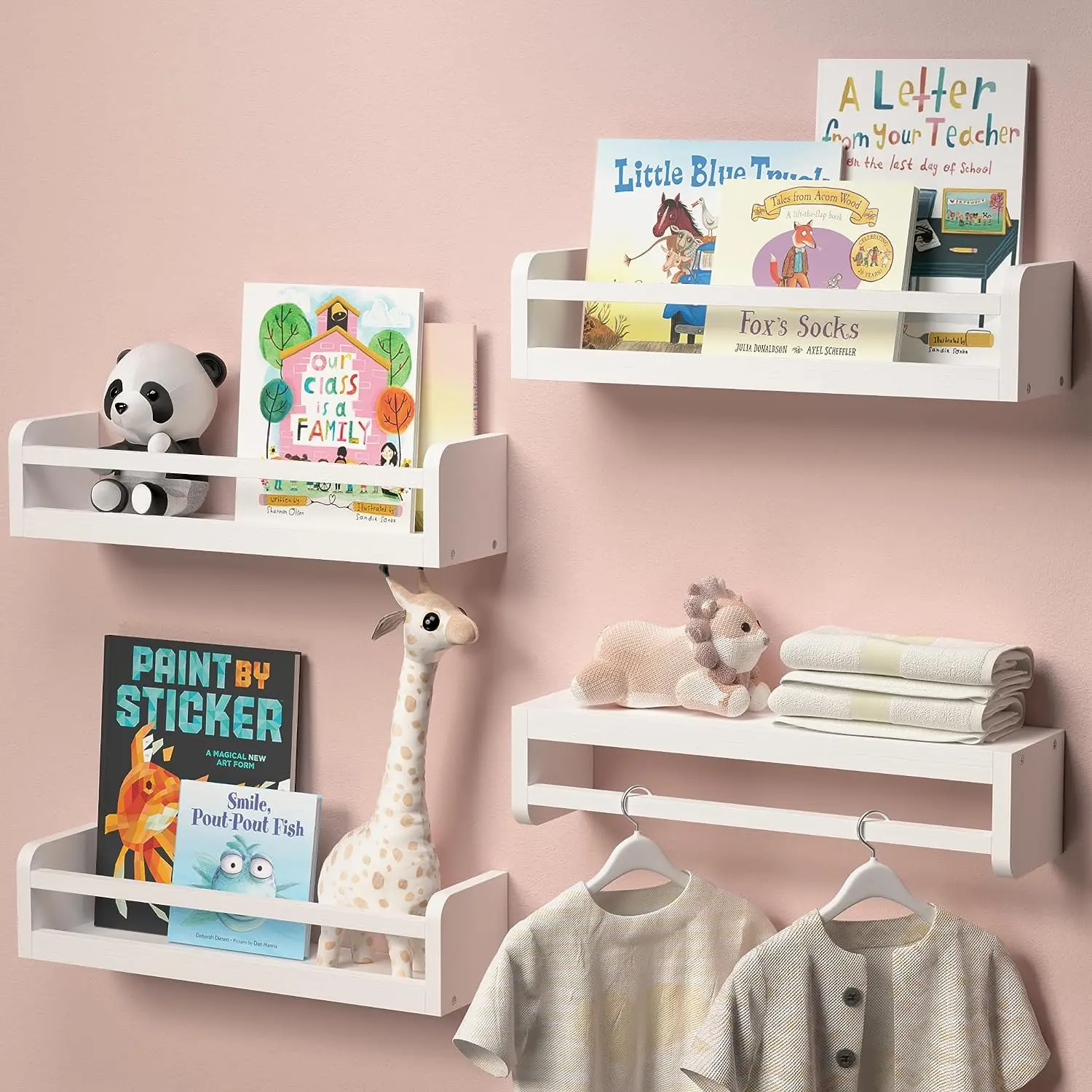 Nursery wall shelf store