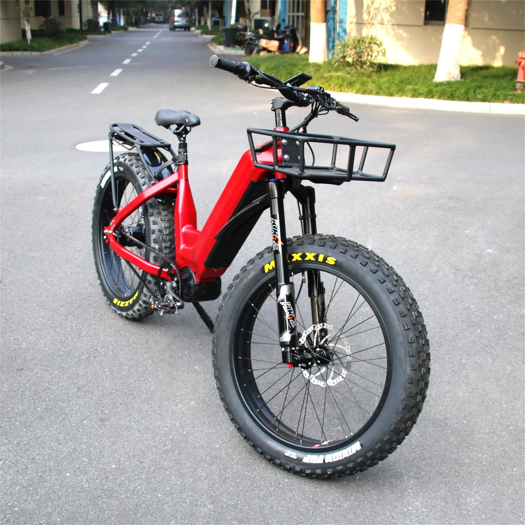 Bafang 1000W Electric Bike - 5 Speed Belt Drive City E-Bike with 48V ...