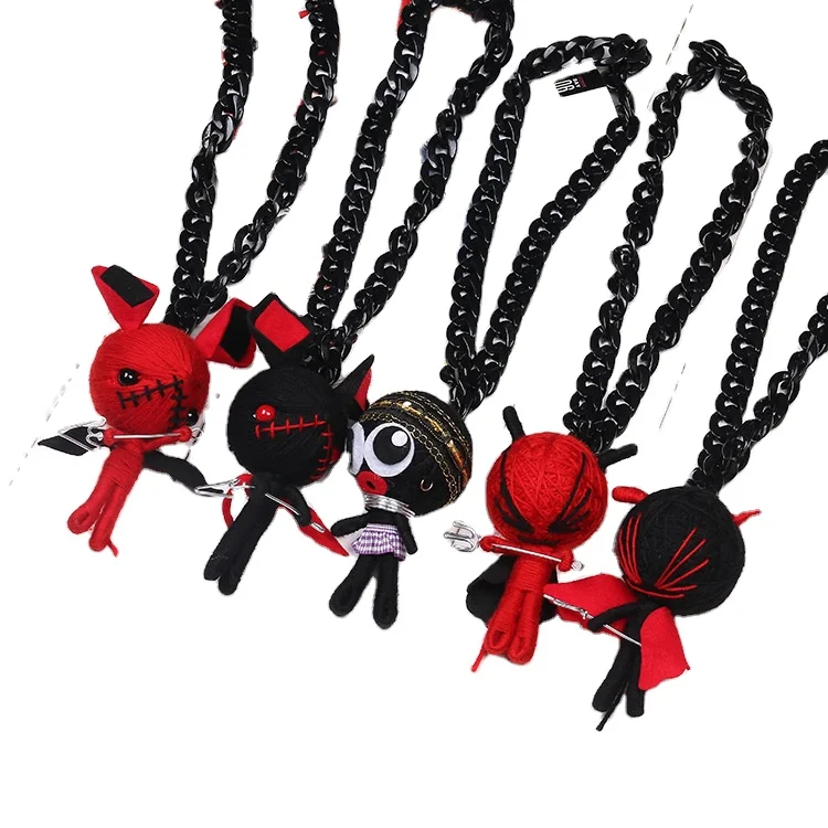 Promotional Cheap Voodoo Doll Halloween Decoration String Devil Dolls ...