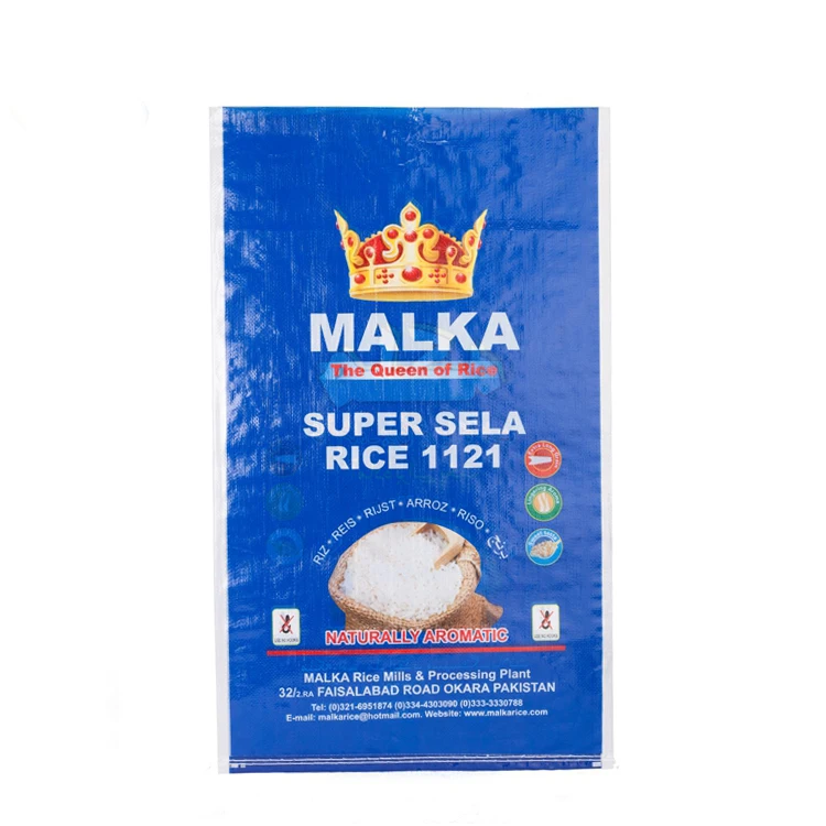 Pakistan 25kg Rice Bags BOPP Laminated Printing PP Woven Bag Waterproof ...