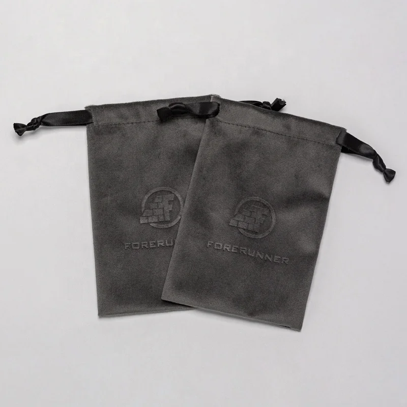 Custom Logo Embossed Velvet Gift Bags - Perfect for Crafts