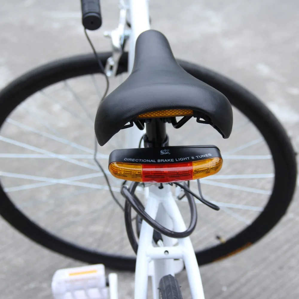 Bicycle Rear Light - LED Turning Indicator & Brake Signal