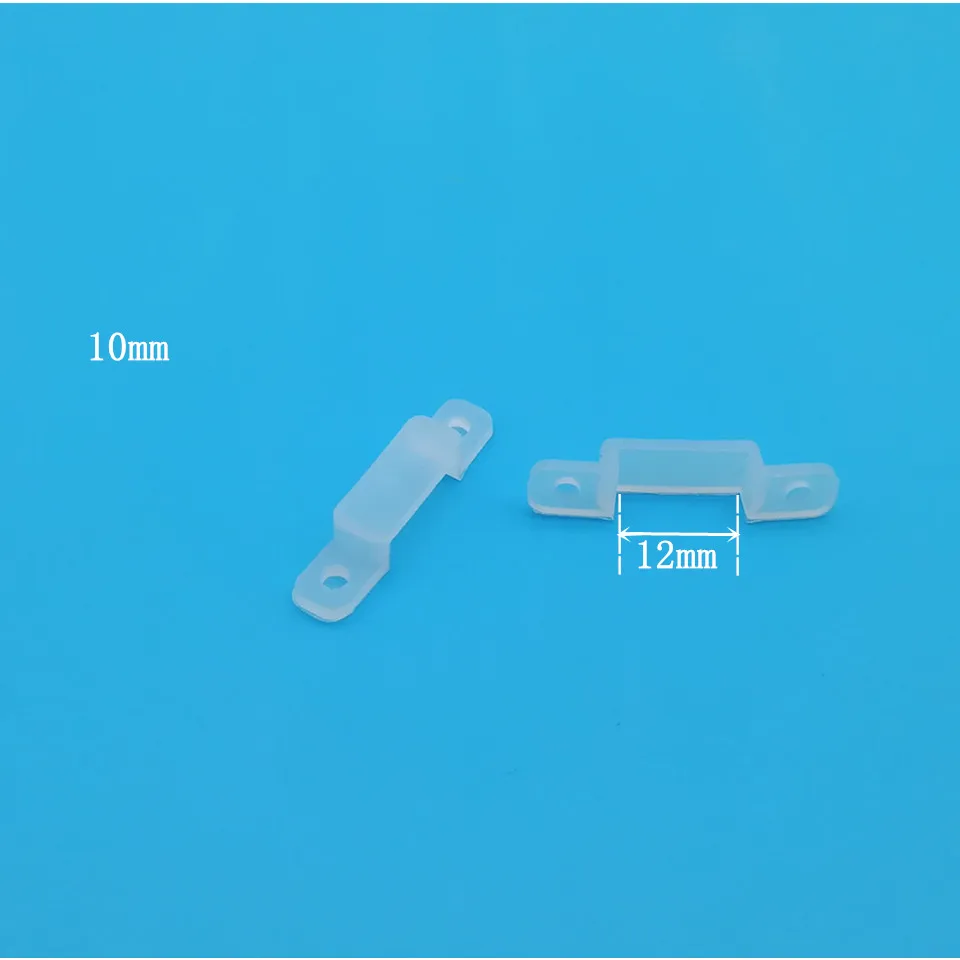 50pcs 100pcs 500pcs 8mm 10mm 12mm 15mm Silicon Clip for Fixing IP67 ...