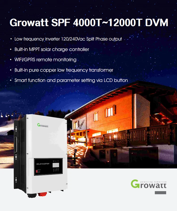 Growatt SPF 4000~12000T DVM off Grid Solar Inverter - 6KW-12KW