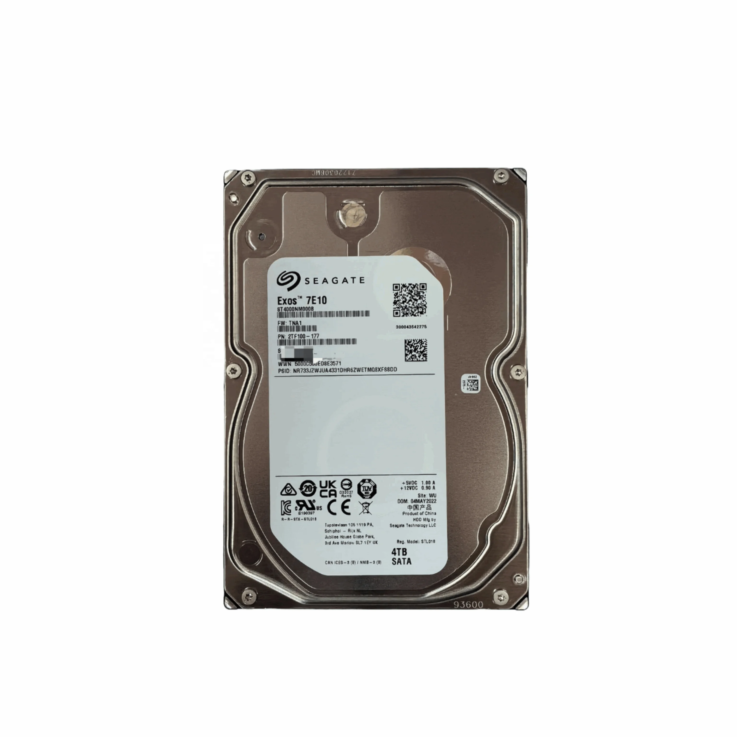 Massive Scale-out Data Centers Seagate Exos 7e10 4tb Hdd St4000nm000b ...