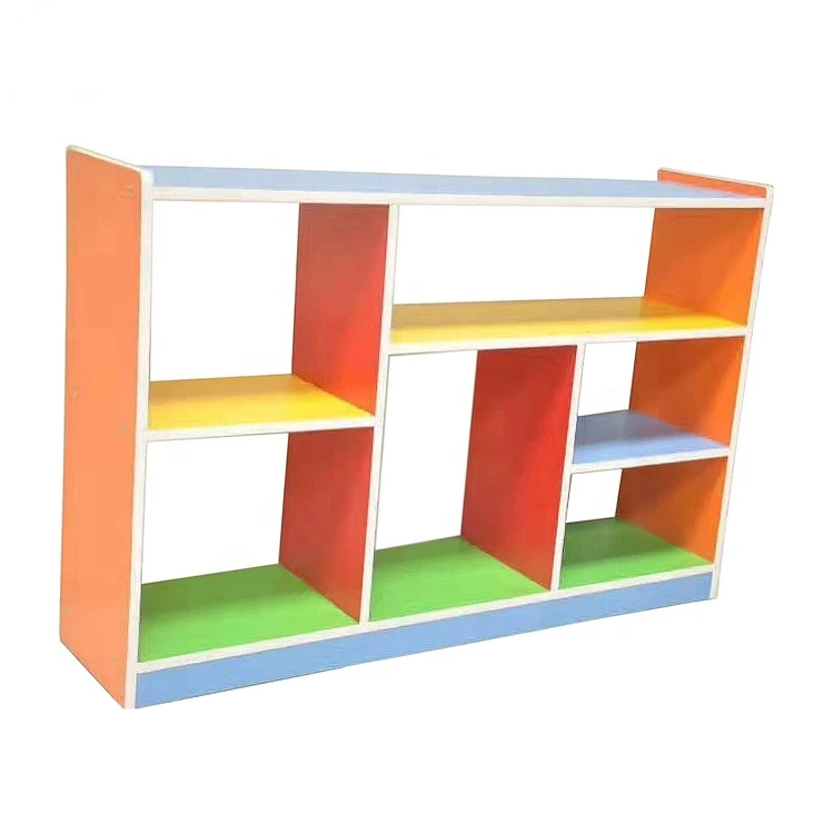 Kindergarten Furniture Mdf Library Bookshelf For Children - Buy ...